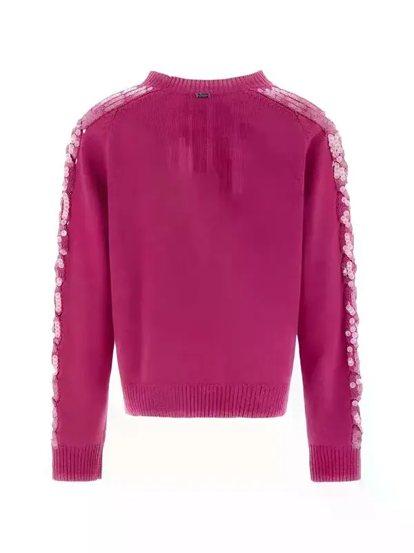 Herno Sequin-embellished Raglan-sleeve Sweatshirt