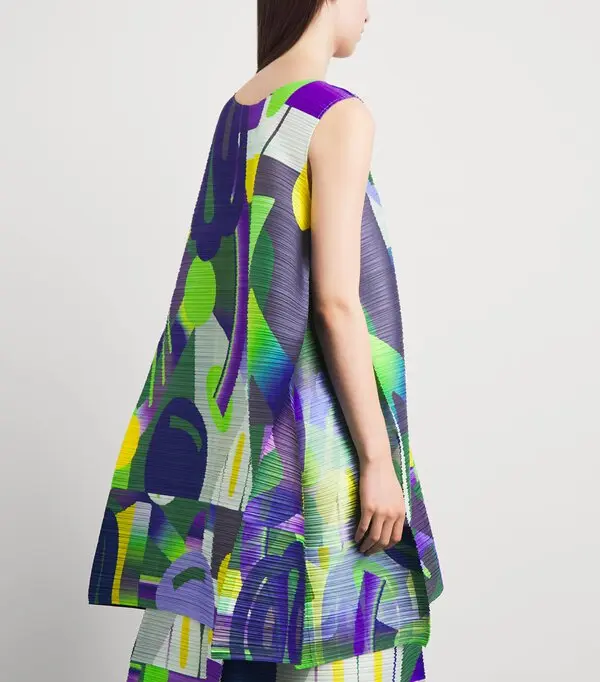 Issey Miyake Pleated Playground Tunic Top