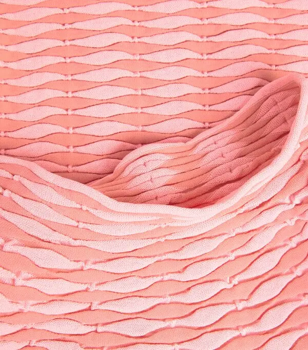 Issey Miyake Colourful Mushroom Knit Top - Pink