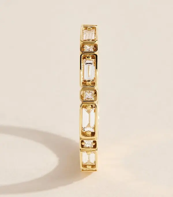 SUZANNE KALAN Yellow Diamond Eternity Ring - Gold