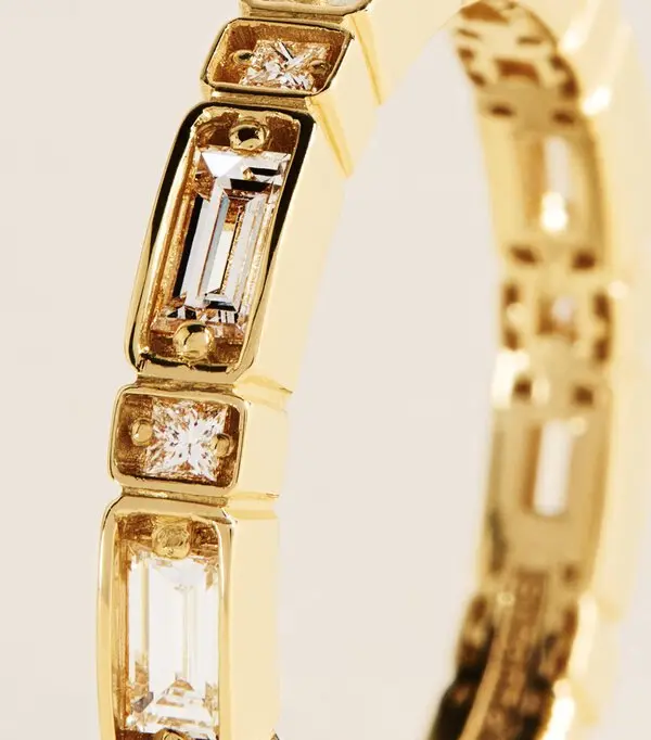 SUZANNE KALAN Yellow Diamond Eternity Ring - Gold