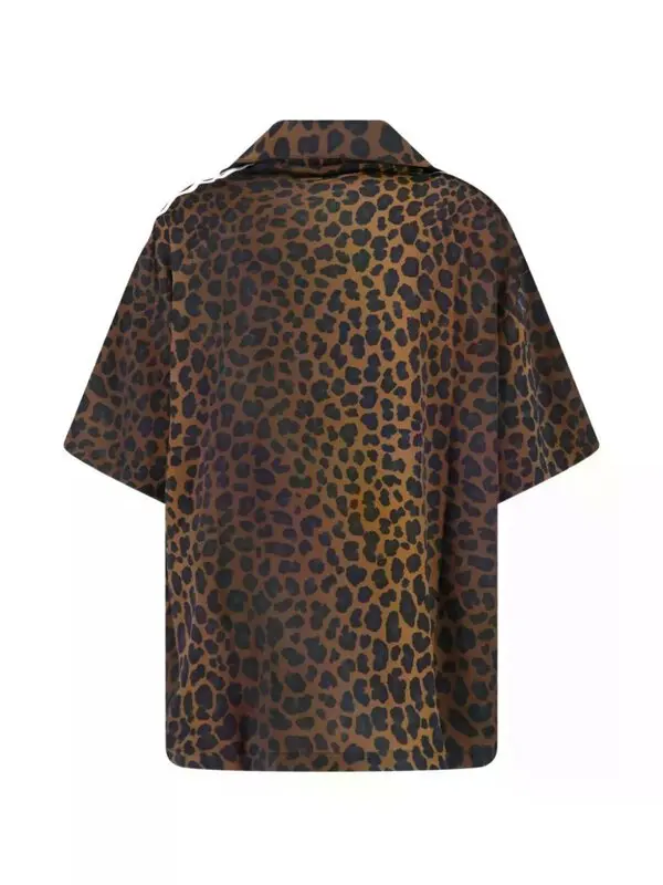 Adidas Leopard-print Short-sleeve Shirt