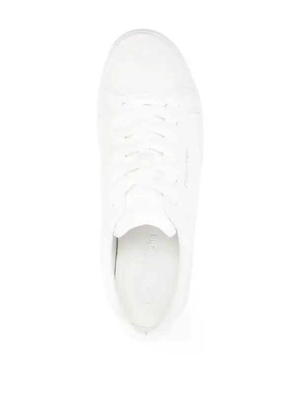 Calvin Klein Calf Leather Lace-up Sneakers