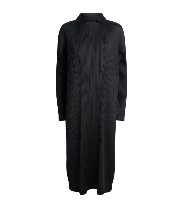 Issey Miyake Pleated Car Coat