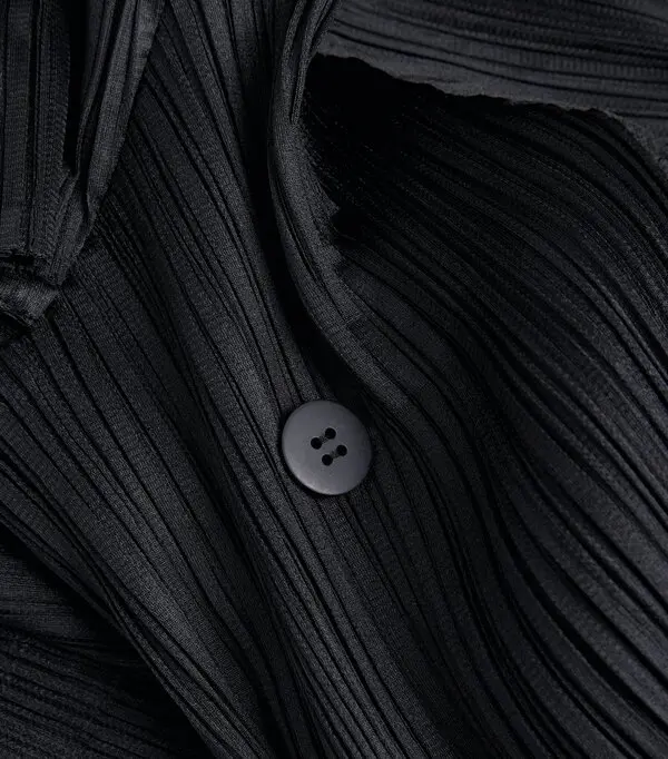 Issey Miyake Pleated Car Coat
