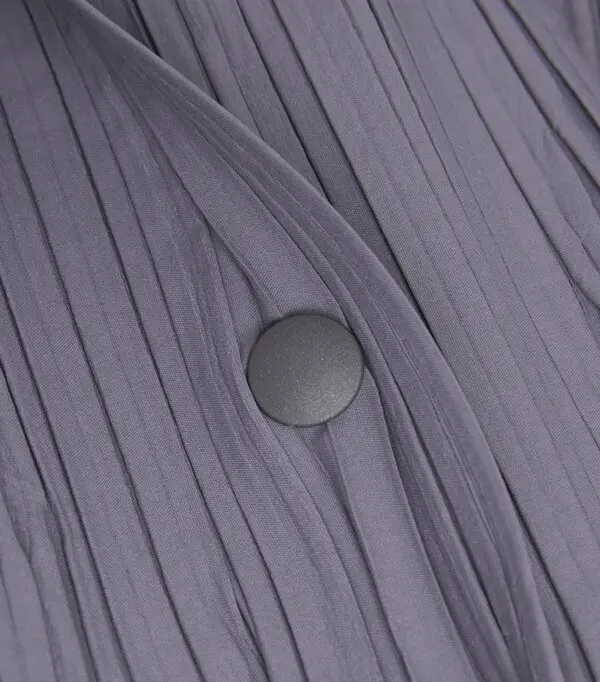 Issey Miyake Pleated Float Coat - Grey