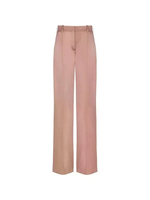 Balmain Tailored Satin Straight Pants
