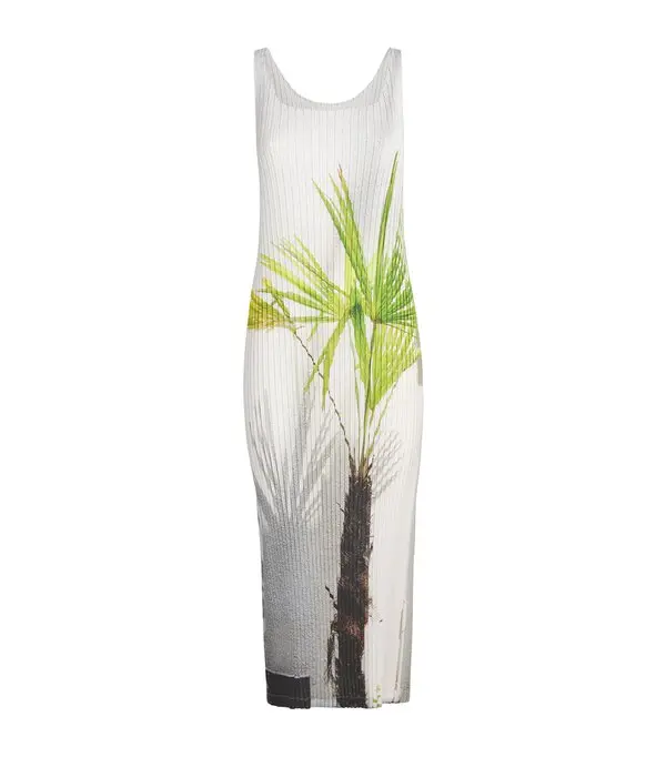 Issey Miyake Urban Jungle Pleats Midi Dress