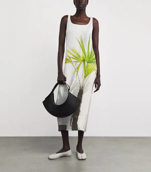 Issey Miyake Urban Jungle Pleats Midi Dress