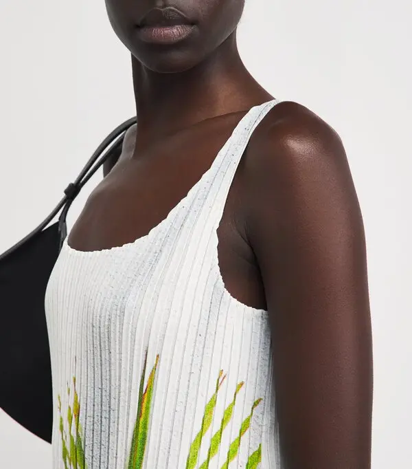 Issey Miyake Urban Jungle Pleats Midi Dress