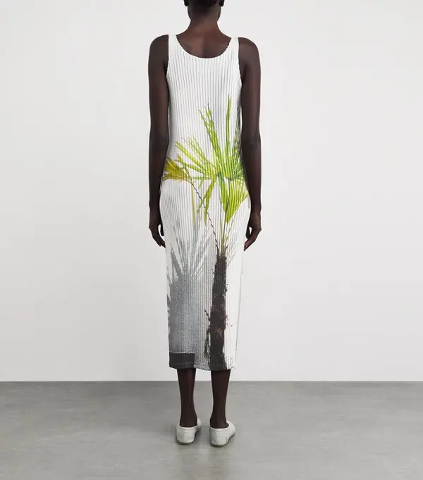 Issey Miyake Urban Jungle Pleats Midi Dress