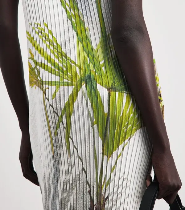 Issey Miyake Urban Jungle Pleats Midi Dress