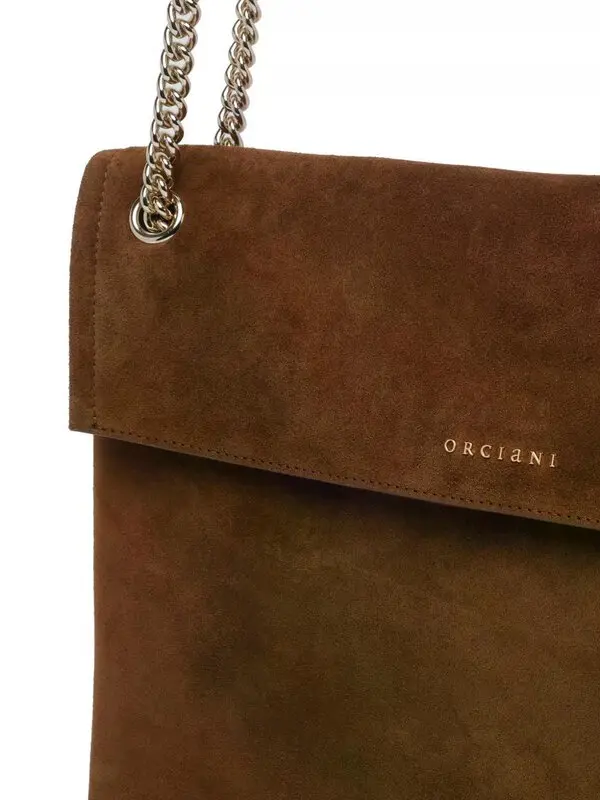 Orciani Venus Midi Shoulder Bag - Brown