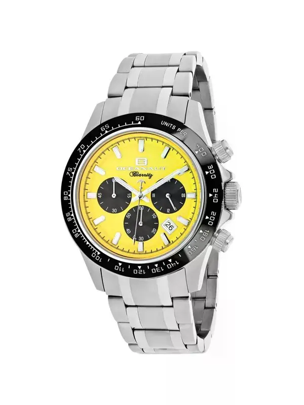 OCEANAUT Biarritz 44mm Chronograph Watch - Yellow
