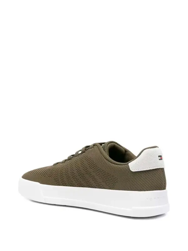 Tommy Hilfiger Knit Sneakers With Suede Trim