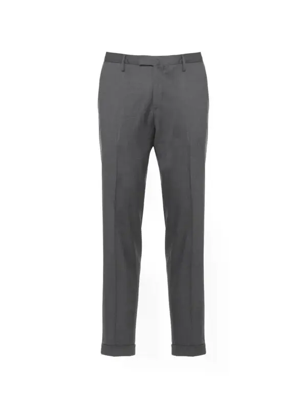 BRIGLIA 1949 Turned-up Trousers With Pressed Creases