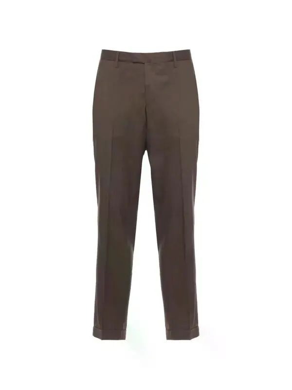 BRIGLIA 1949 Pressed-crease Turn-up Cuffs Trousers