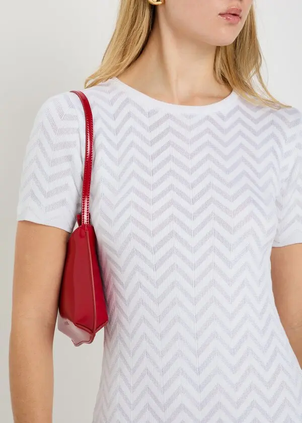 Missoni Chevron-knit Cotton-blend Midi Dress