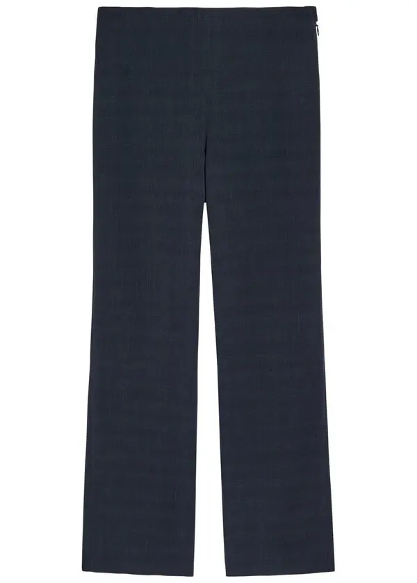 BLAZÉ MILANO Morelia Flared-leg Woven Trousers - Black