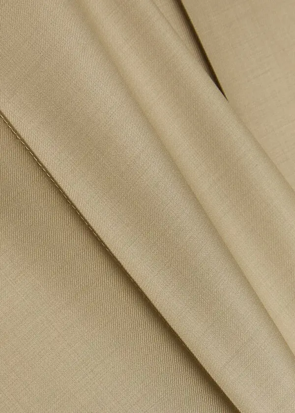 Ronny Kobo Rowley Straight-leg Wool-blend Trousers - Light Brown