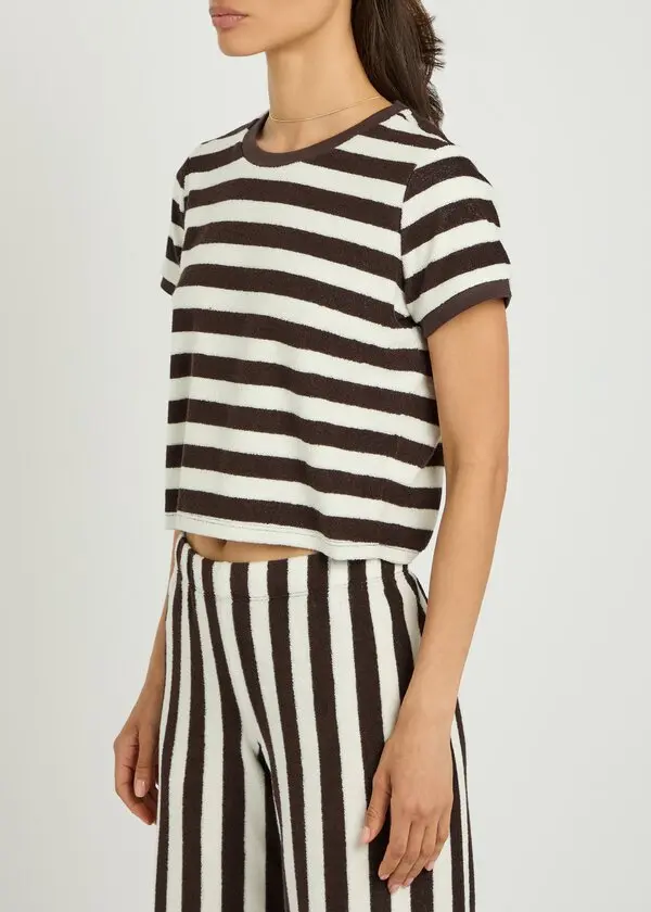 Suzie Kondi Carpi Striped Terry T-shirt