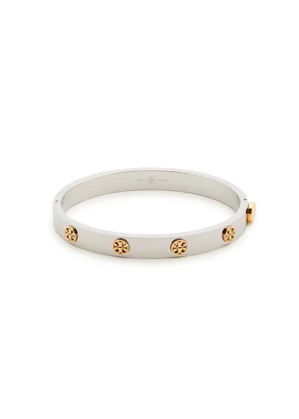 Tory Burch Miller Logo Bracelet - Silver
