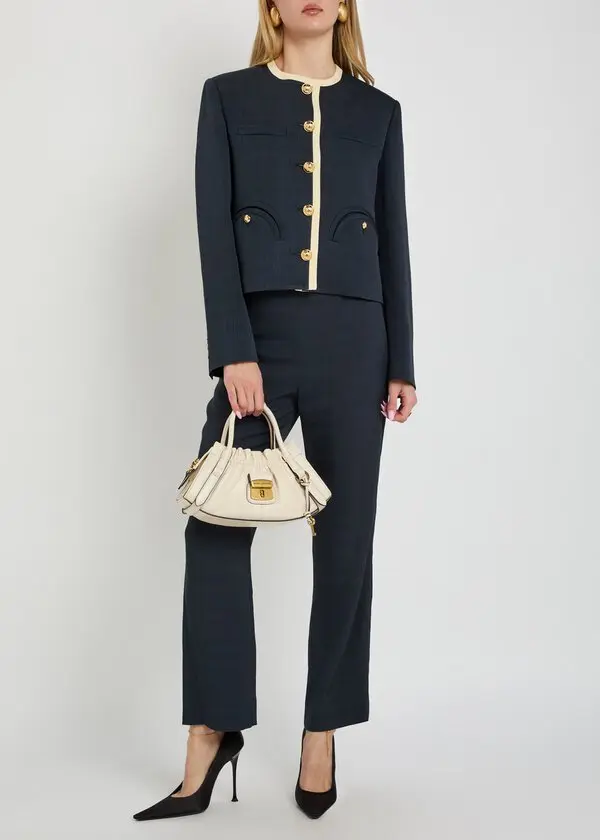 BLAZÉ MILANO Shamo Bolero Woven Jacket - Black