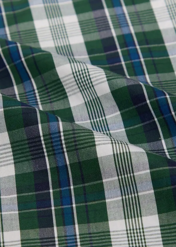 Suzie Kondi Checked Cotton-poplin Trousers