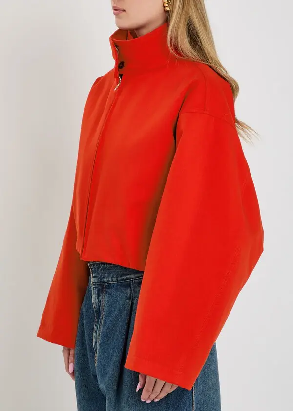Alaïa Layered Padded Cotton Jacket