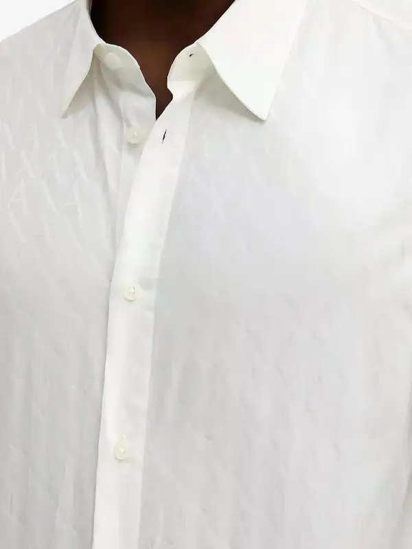 Armani Exchange Buttoned Pattern Shirt