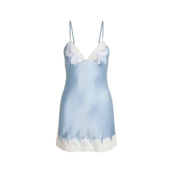 SCARLETT GASQUE Jayne Slip Dress - Blue