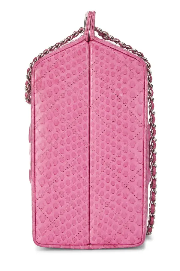 Chanel Python Milk Carton Bag - Pink