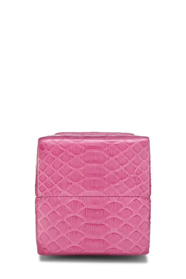 Chanel Python Milk Carton Bag - Pink