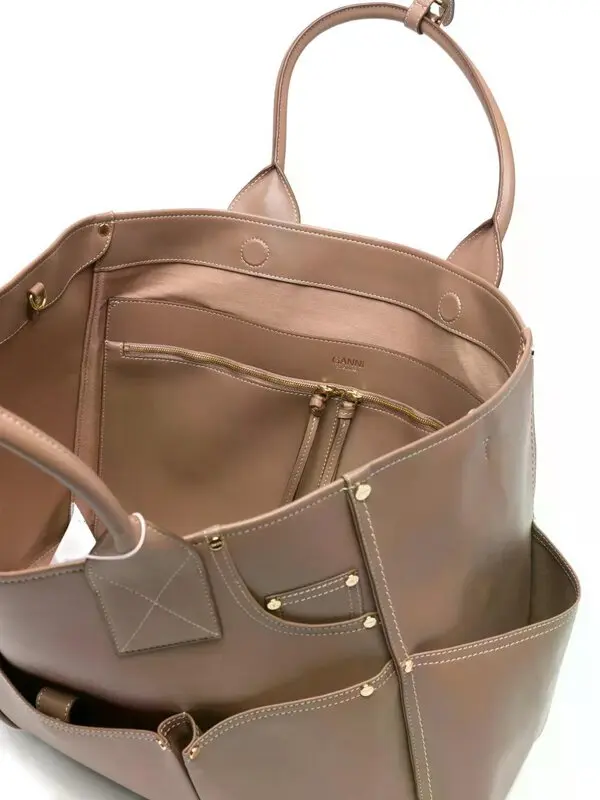 GANNI Multi-pocket Tote Bag