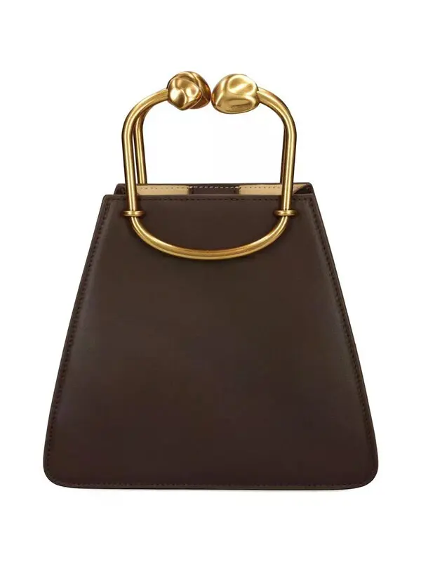 Cult Gaia Sculptural-handle Mini Bag - Brown