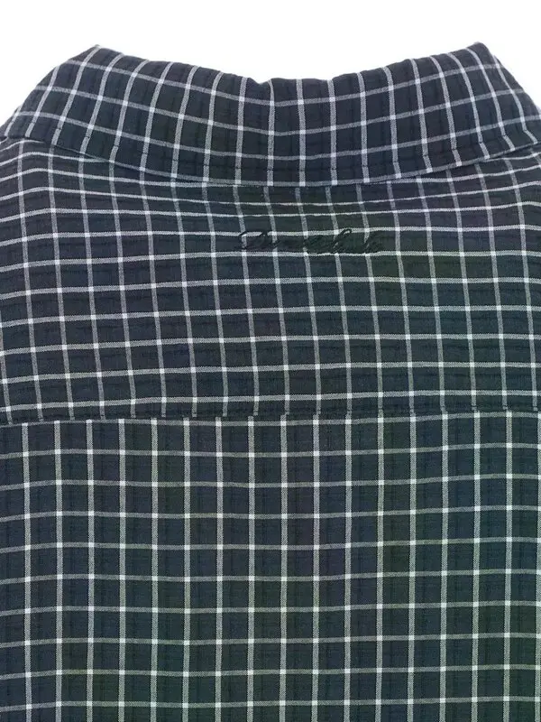 DUNST Holiday Check Shirt - Blue