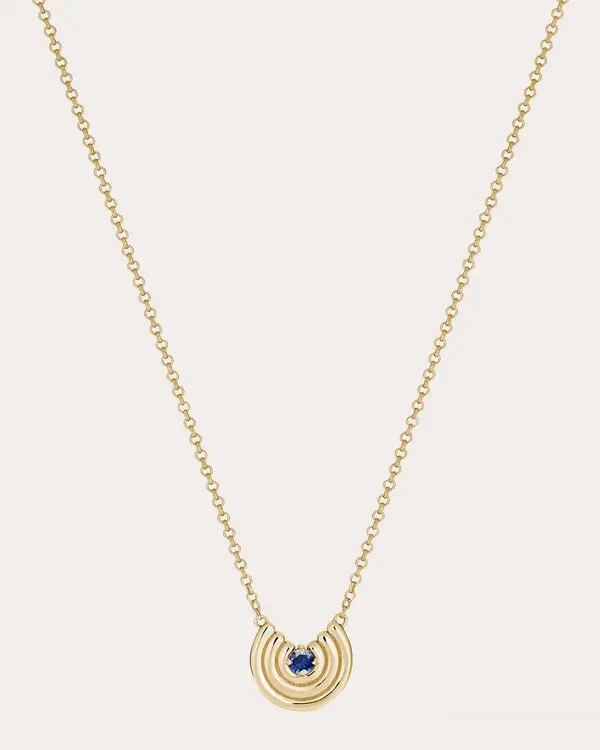 PARKFORD Petite Revival Pendant Necklace - Blue