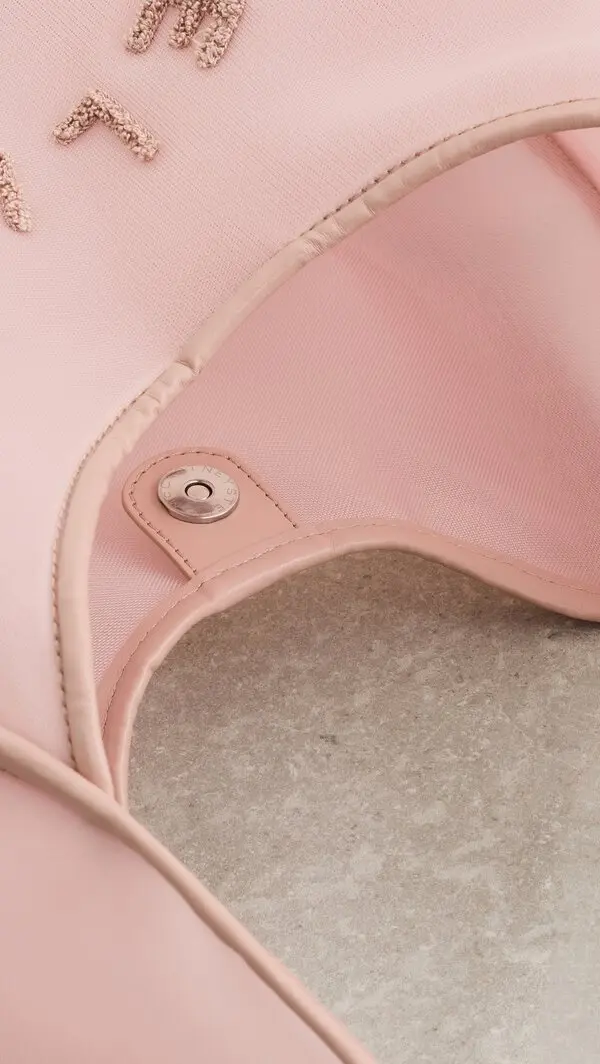Stella McCartney Large Mesh Logo Hobo Bag - Blush