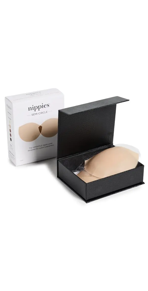 BRISTOLS6 Nippies Semicircle Nipple Covers - Caramel
