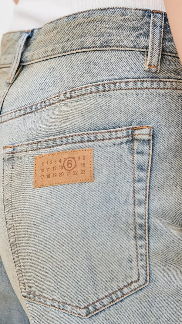 MAISON MARGIELA Five-pocket Jeans - Medium Blue