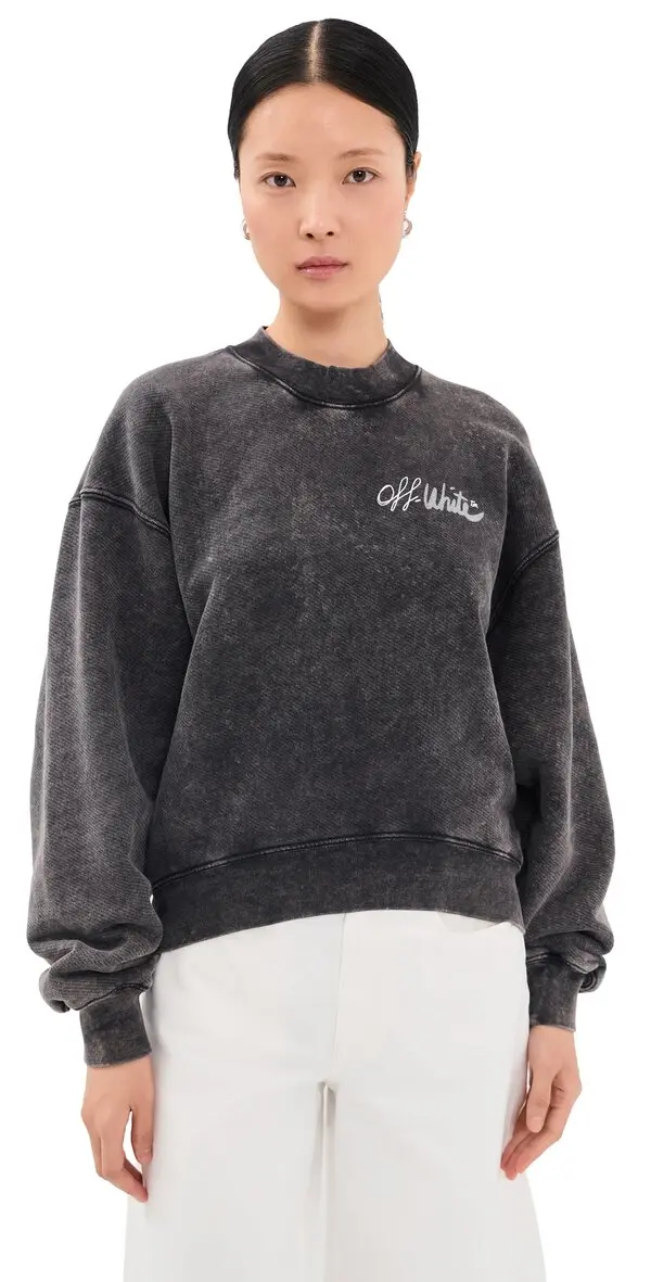 Off-White Off Marker" Crewneck Sweatshirt
