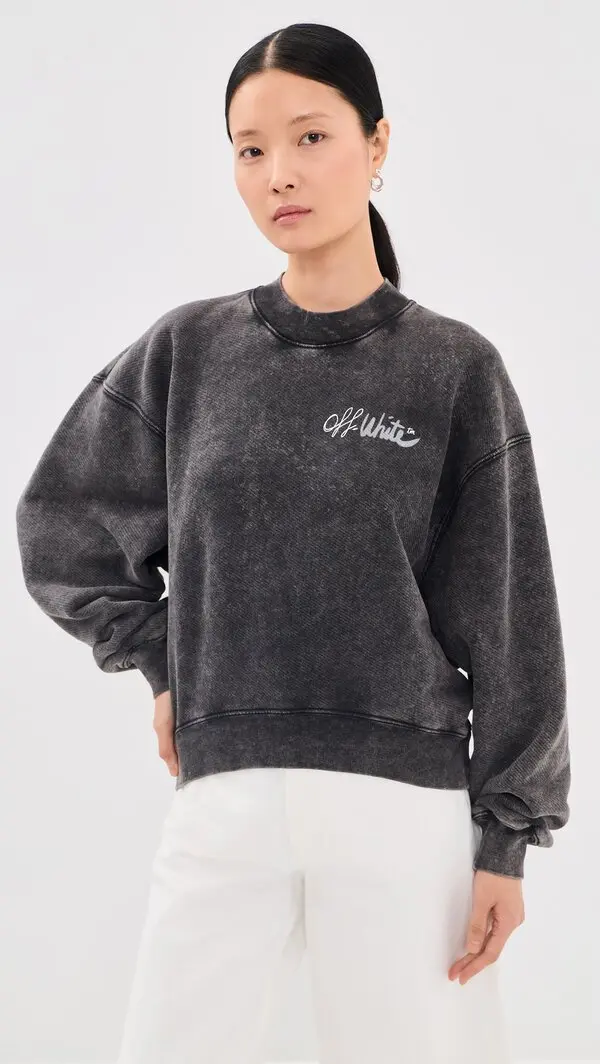 Off-White Off Marker" Crewneck Sweatshirt