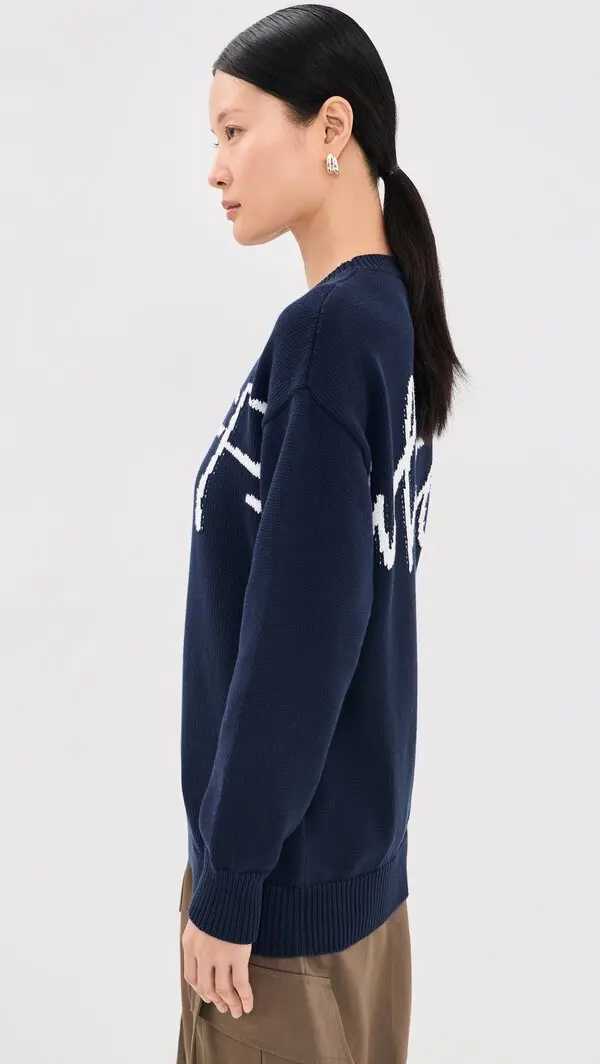 Off-White Bookish Shared Crew Neck Sweater