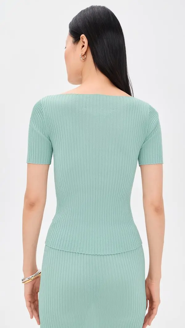 LESET Blake Rib Short Sleeve Tee
