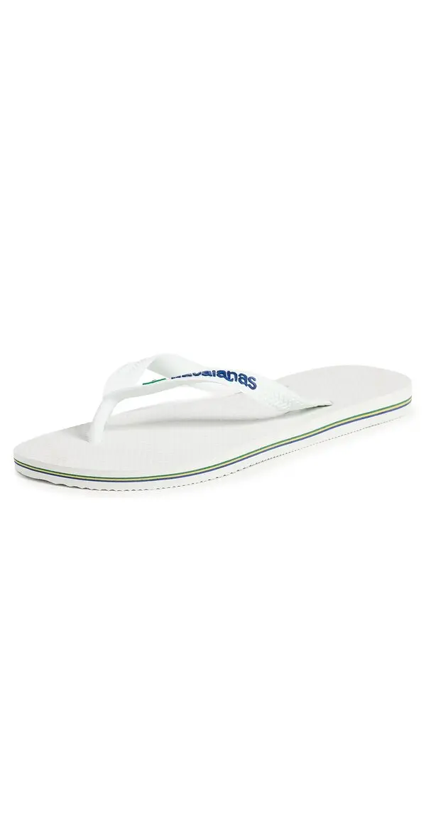 Havaianas Brazil Logo Sandals - White