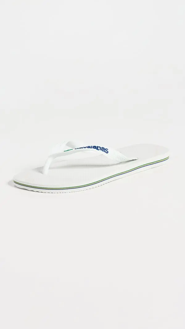 Havaianas Brazil Logo Sandals - White
