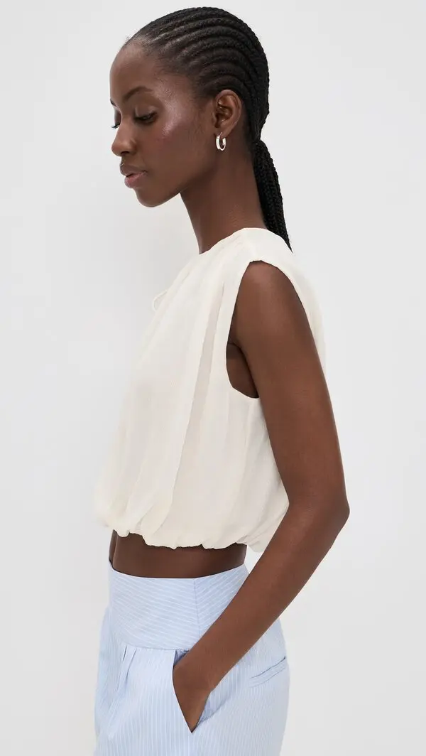 FRAME The Wave Top - Cream