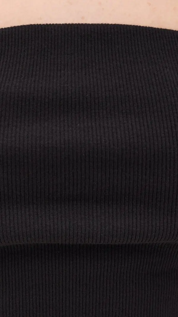Enza Costa Cotton Rib Bandeau Top
