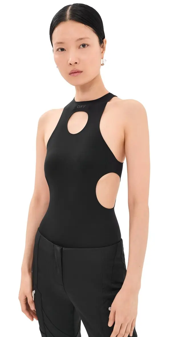 Off-White Scuba Meteor Thong Bodysuit