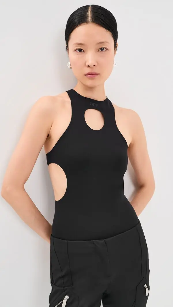 Off-White Scuba Meteor Thong Bodysuit